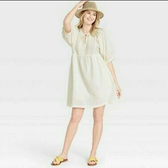 Universal Thread | Dresses | Nwt Universalthread Puff Sleeve Babydoll ...
